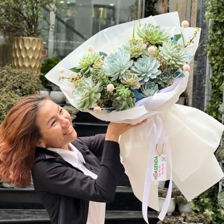 Bó Hoa Sen Đá Đẹp Giá Tốt - Hoa Sen Đá Decor Cao Cấp - Hoasendatphcm.com